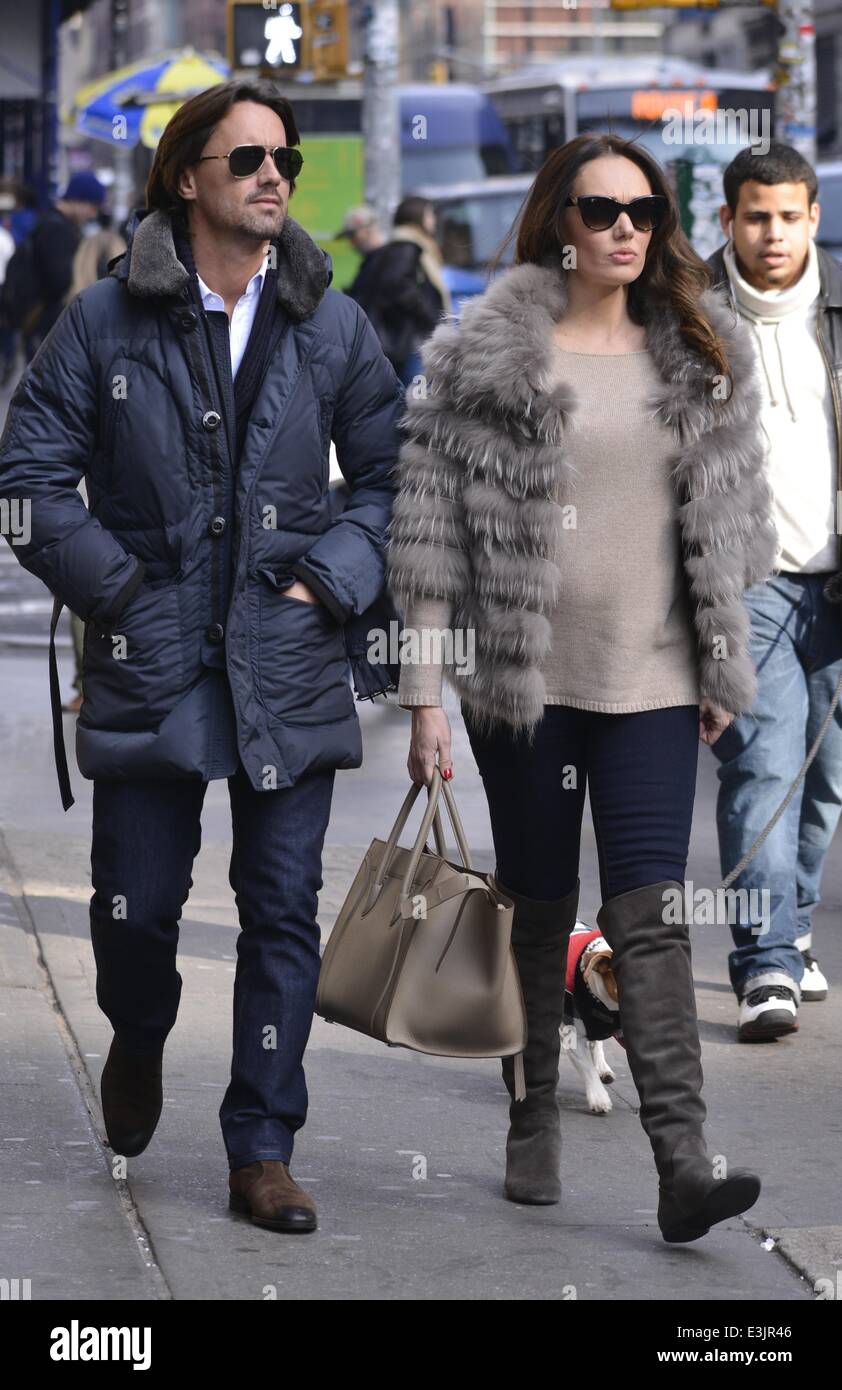 Tamara Ecclestone and husband Jay Rutland in Soho Featuring: Tamara ...