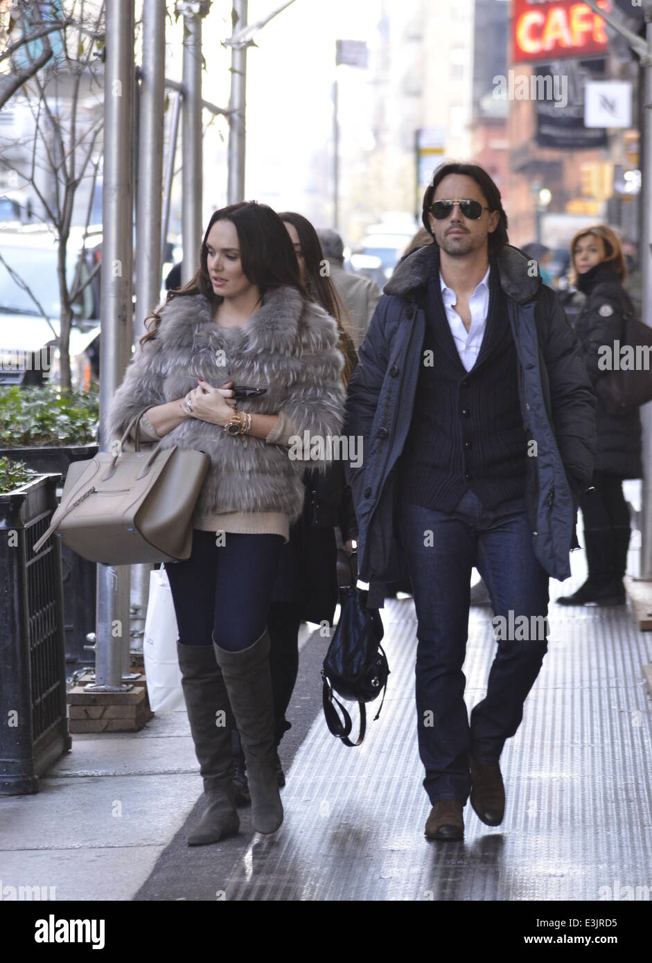 Tamara Ecclestone and husband Jay Rutland in Soho Featuring: Tamara ...