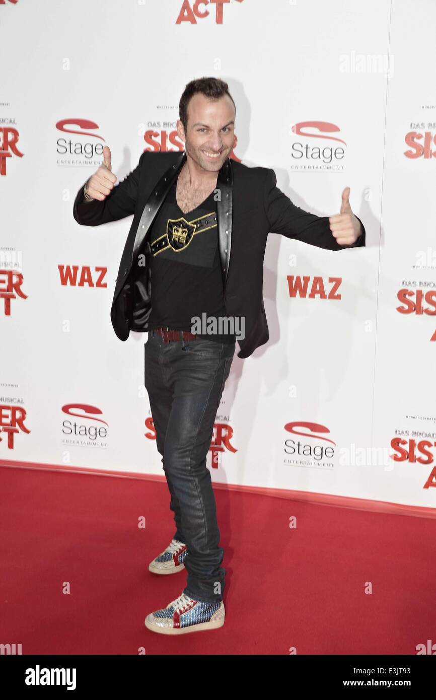 Celebrities arriving for the musical premiere of Sister Act at Stage ...