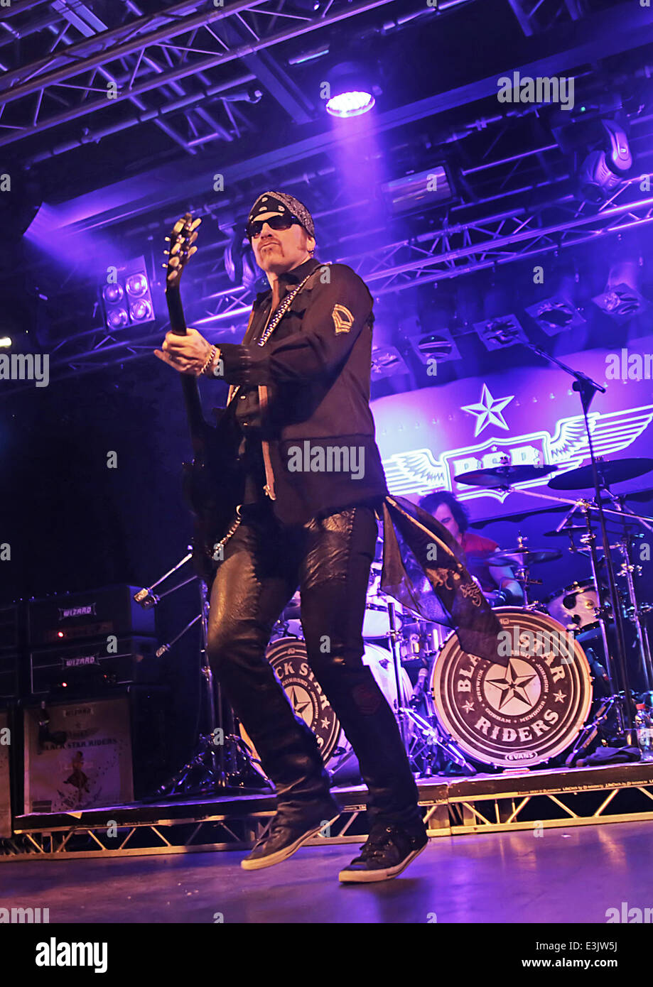 Black Star Riders performing in concert at the Liverpool O2 Academy ...