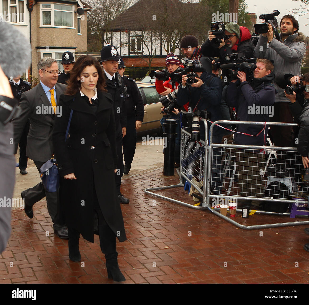 Nigella Lawson arrives at Isleworth Crown Court to give evidence in the ...
