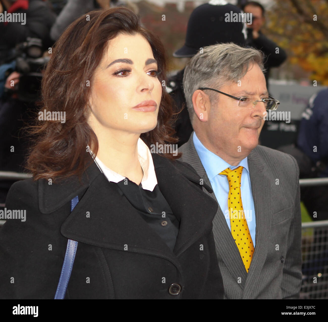 Nigella Lawson arrives at Isleworth Crown Court to give evidence in the ...