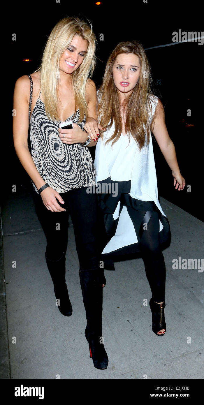 Shayna Taylor leaving Bootsy Bellows in West Hollywood Featuring ...