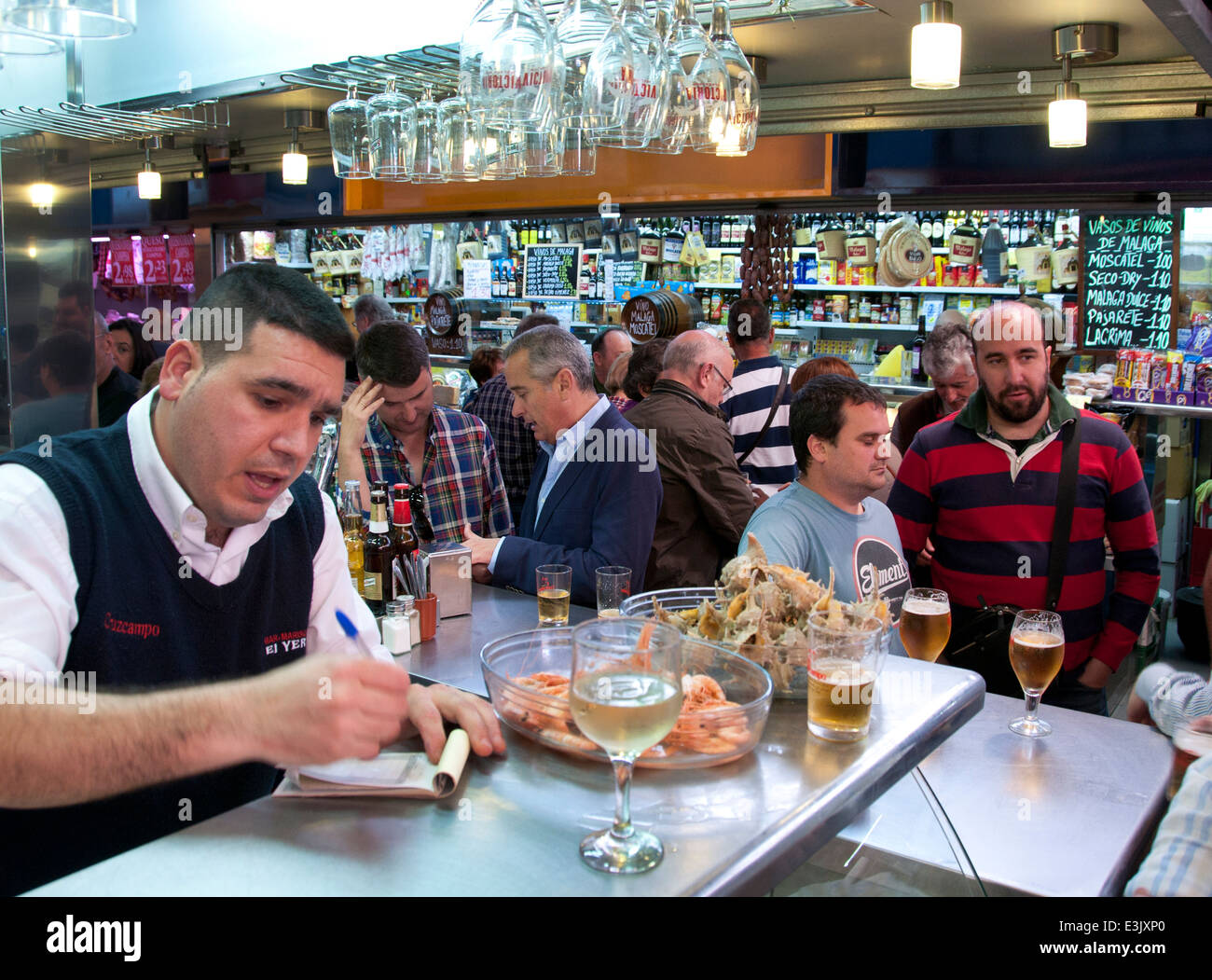 Malaga cafe central hi-res stock photography and images - Alamy