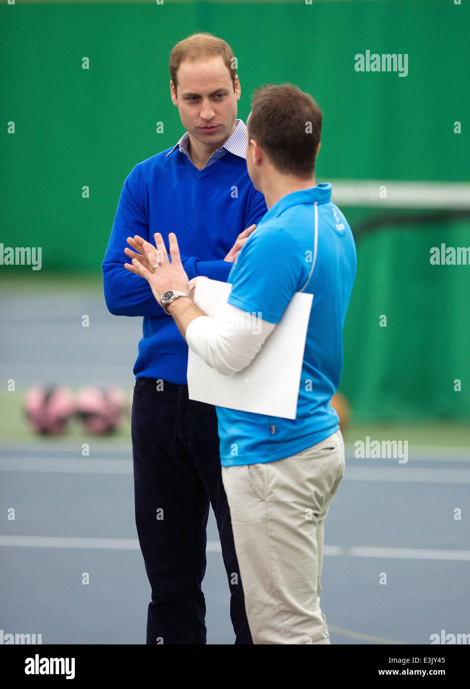 Prince William, Duke of Cambridge visits a Coach Core apprentice ...