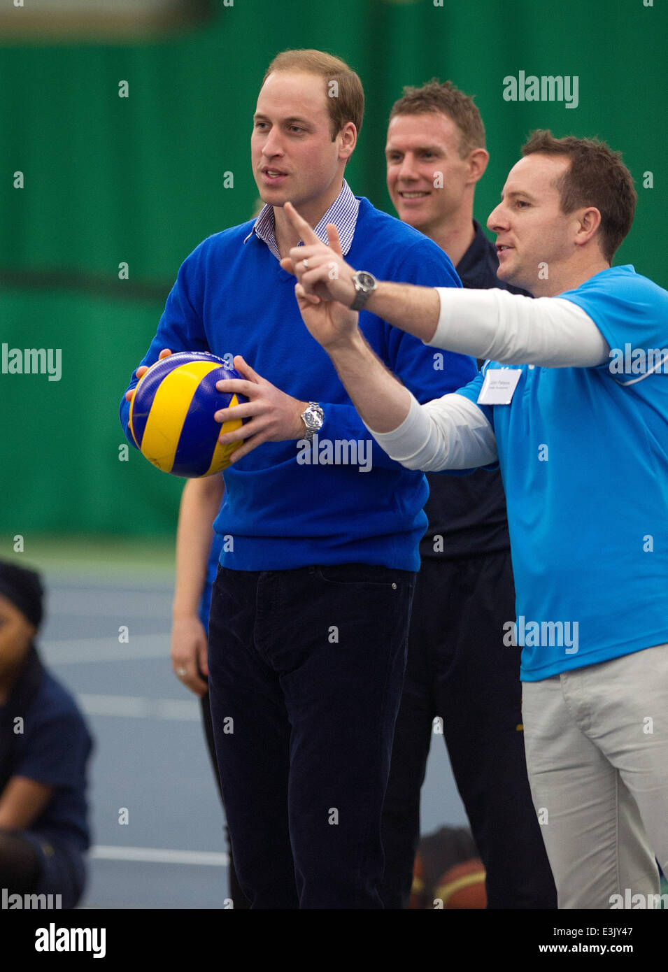 Prince William, Duke of Cambridge visits a Coach Core apprentice ...