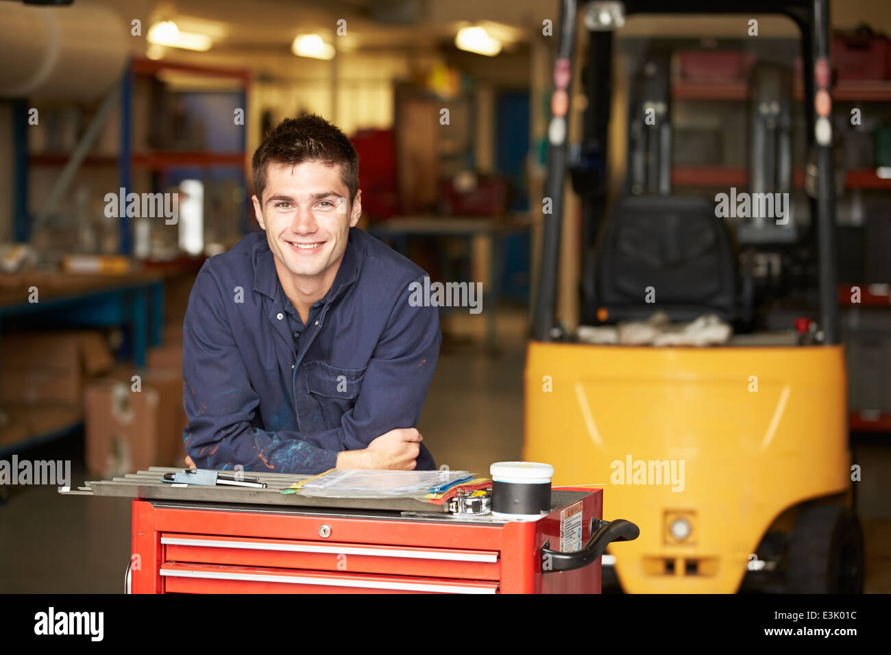 Boy in overalls hi-res stock photography and images - Alamy