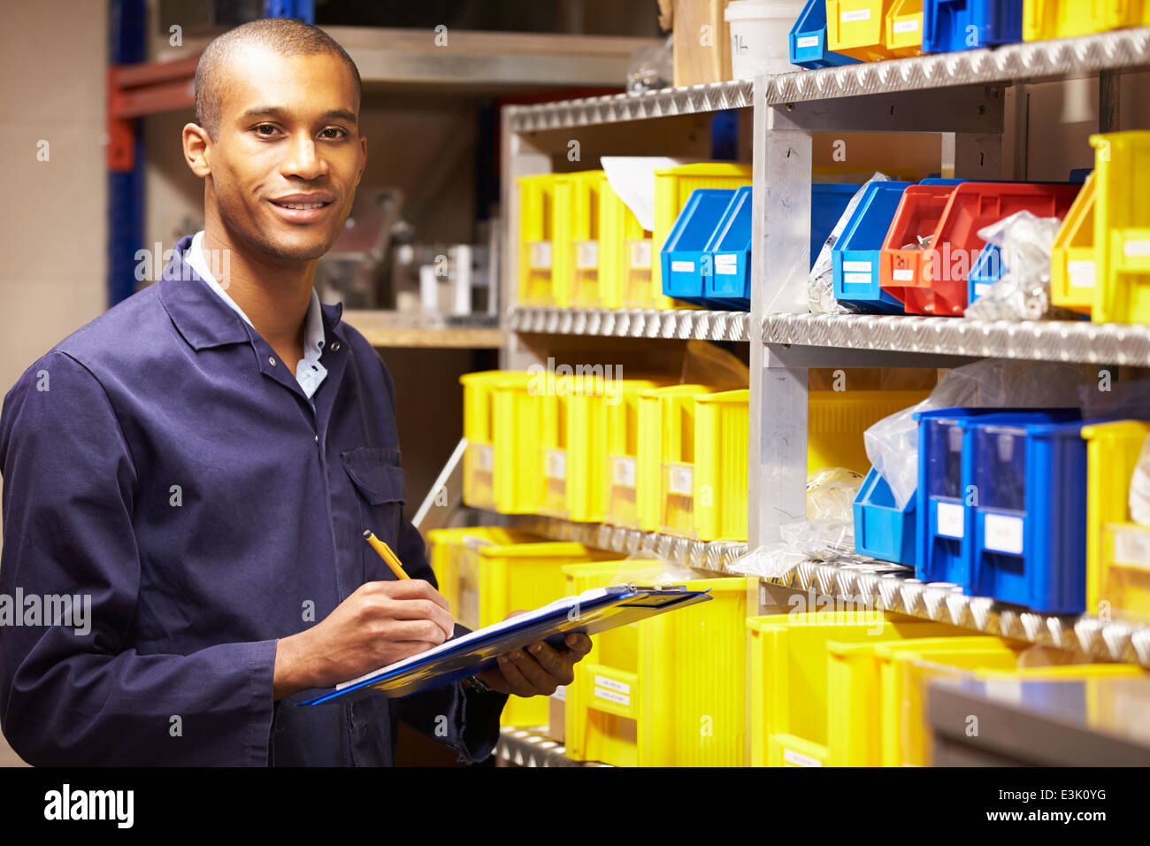 Portrait male store worker in hi-res stock photography and images - Alamy