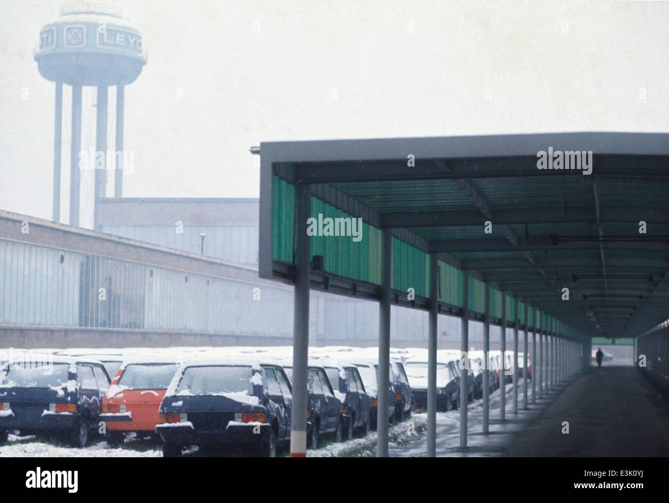 innocenti factory lambrate,italy,70's Stock Photo - Alamy