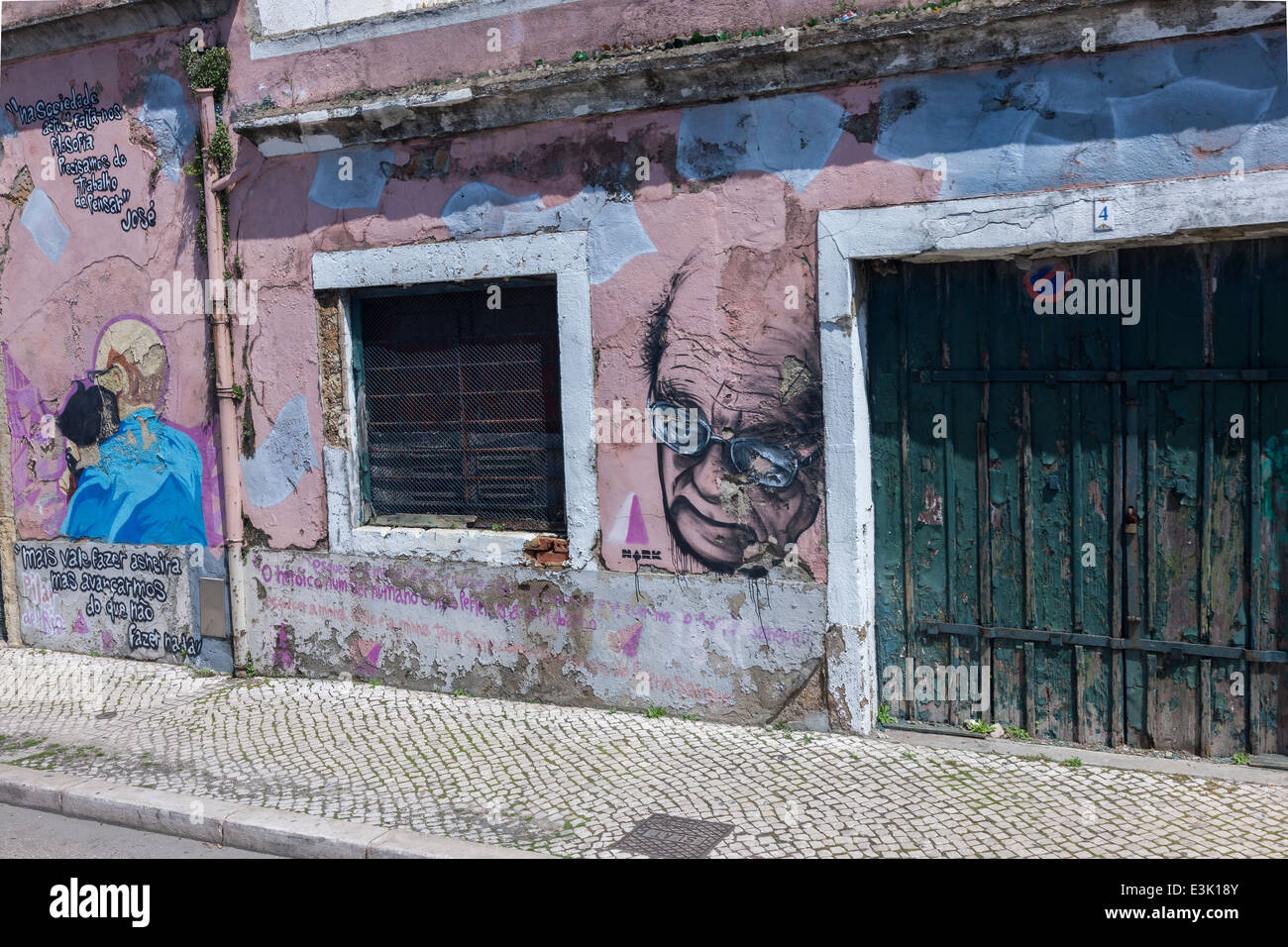 Street Art (Graffiti) Lisbon Portugal Stock Photo - Alamy
