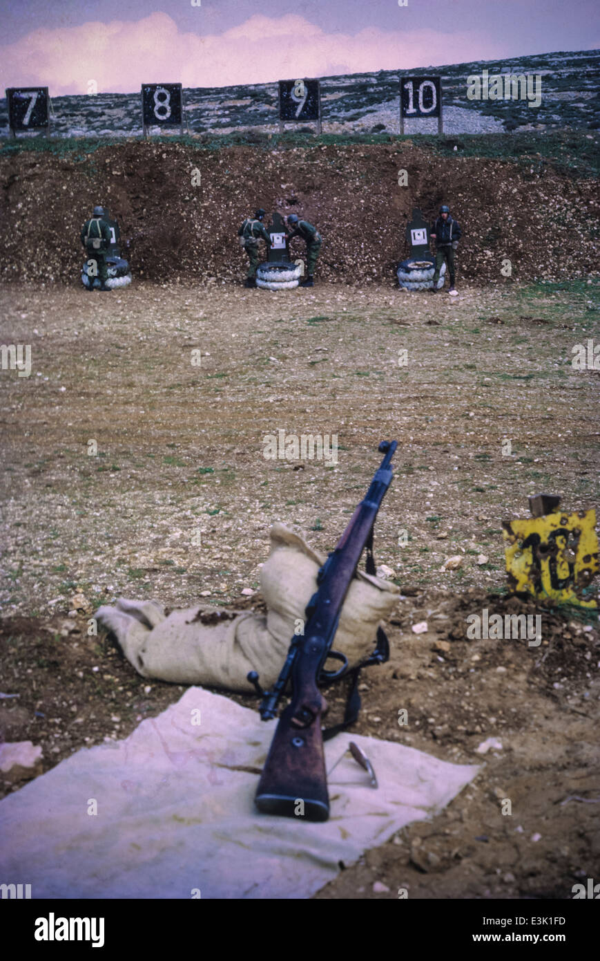 israeli military training camp,70's Stock Photo - Alamy