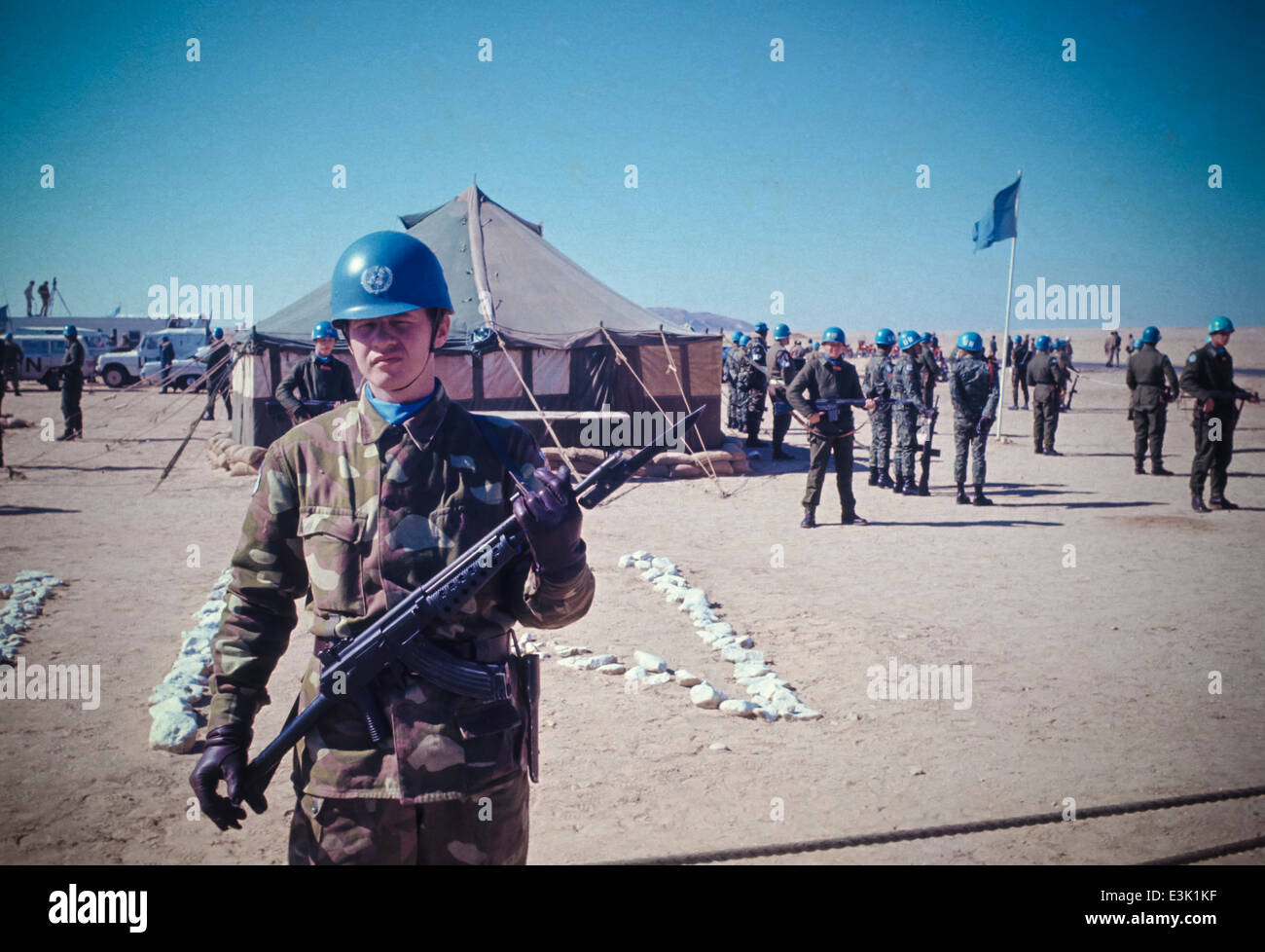 United nations peacekeepers asia hi-res stock photography and images ...