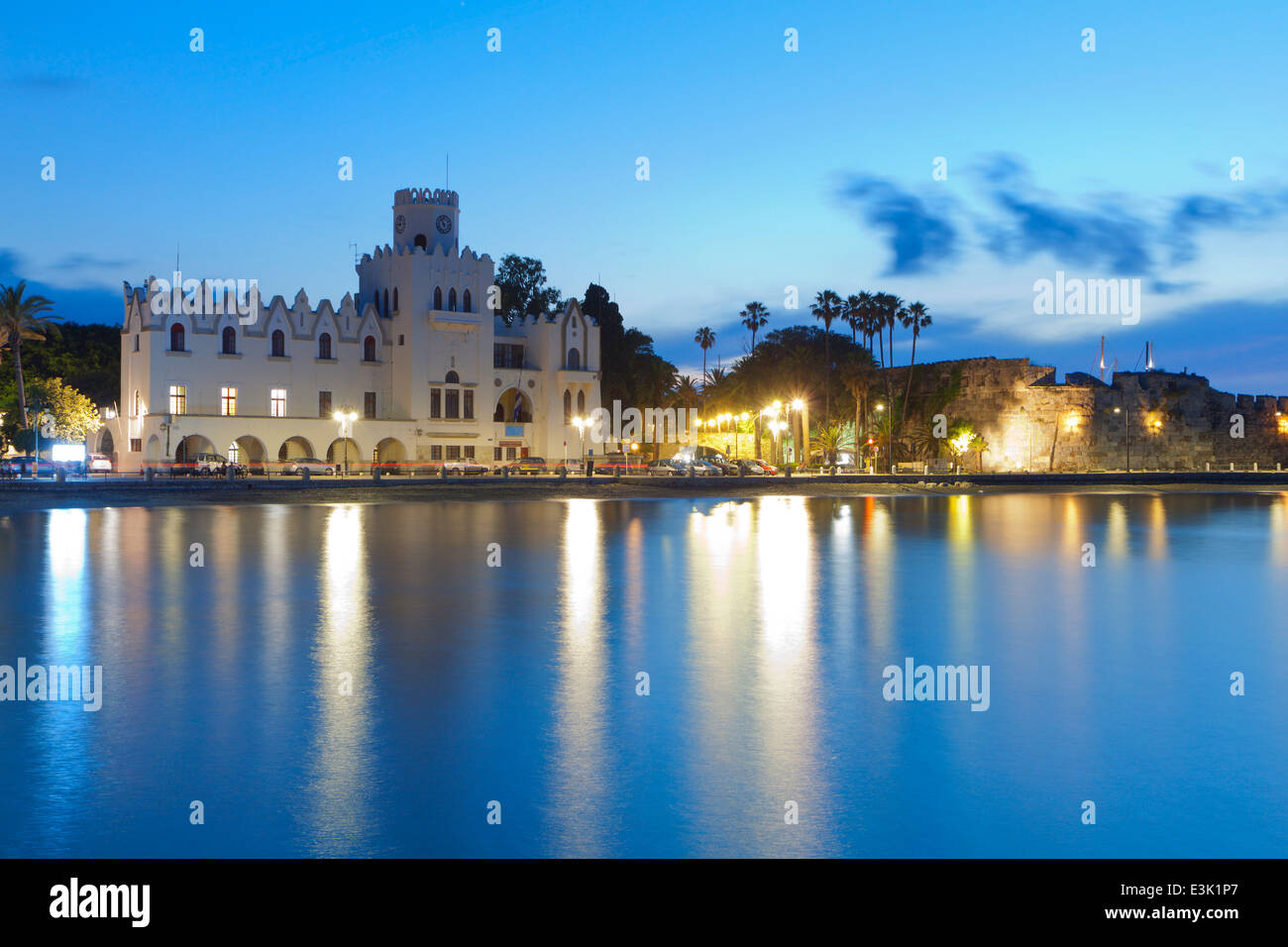 The seafront of Kos island capital city in Greece Stock Photo - Alamy