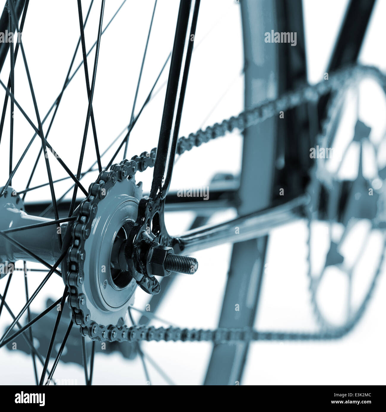 Stylish bicycle isolated on white background Stock Photo - Alamy
