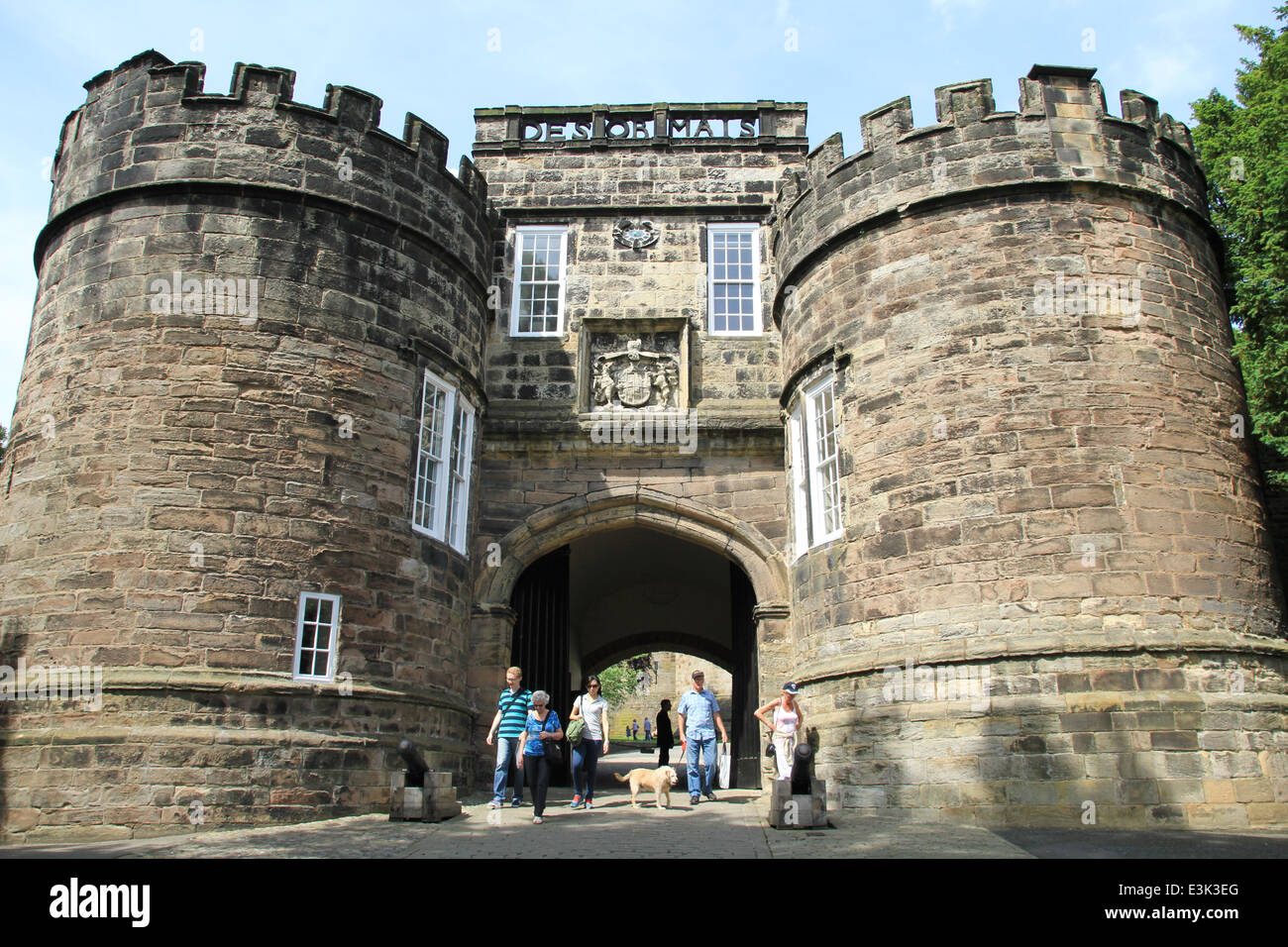 Skipton Castle is a medieval castle in Skipton, North Yorkshire ...