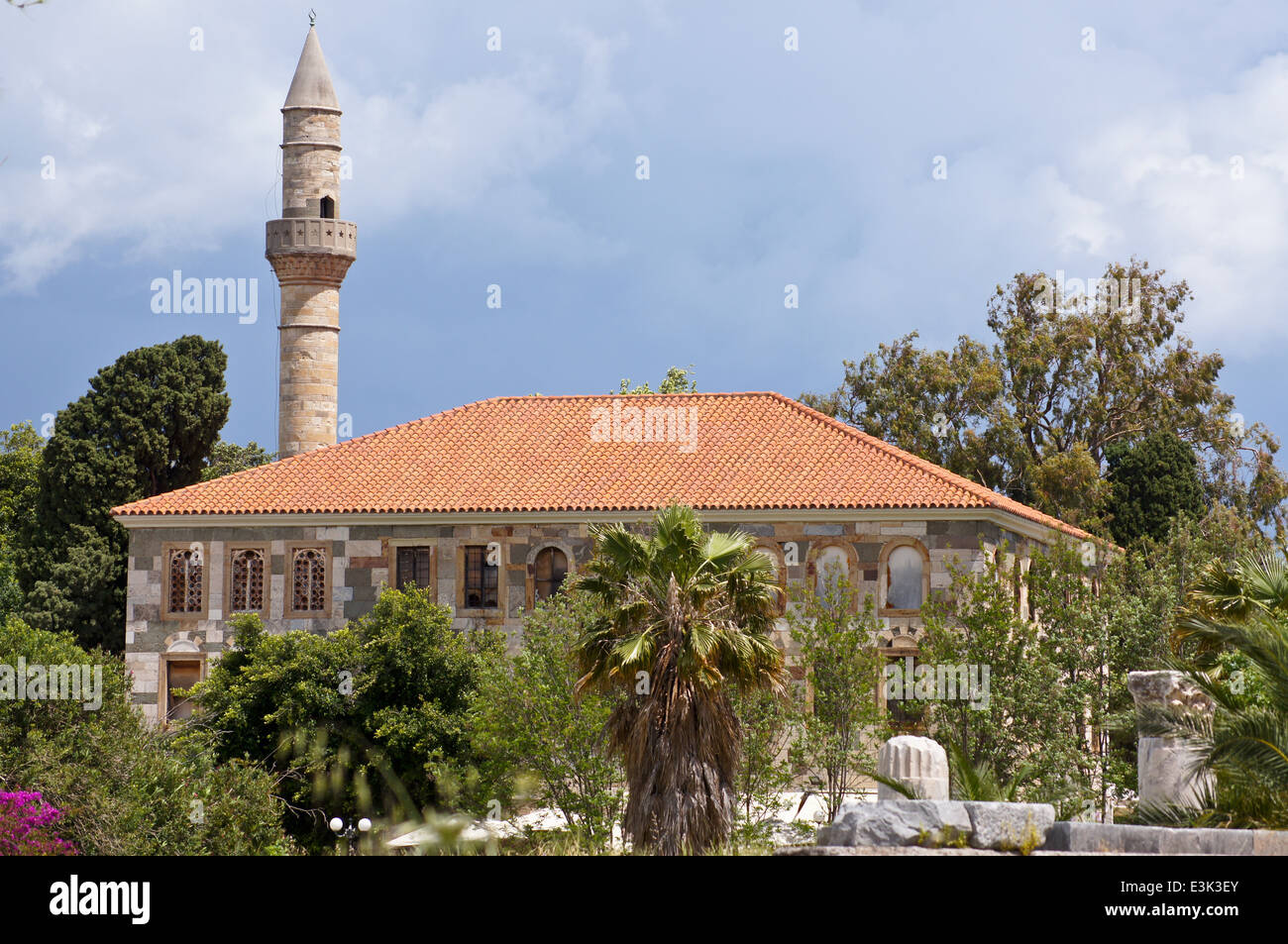 Lozia, Lotzia or Hasan Pasha mosque, Kos Town, Kos, Greece Stock Photo ...