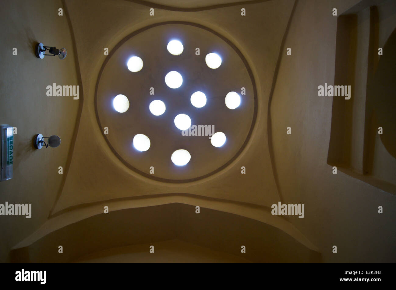 Restored Turkish hamam, steam bath, sauna, Kos Town, Kos, Greece Stock ...