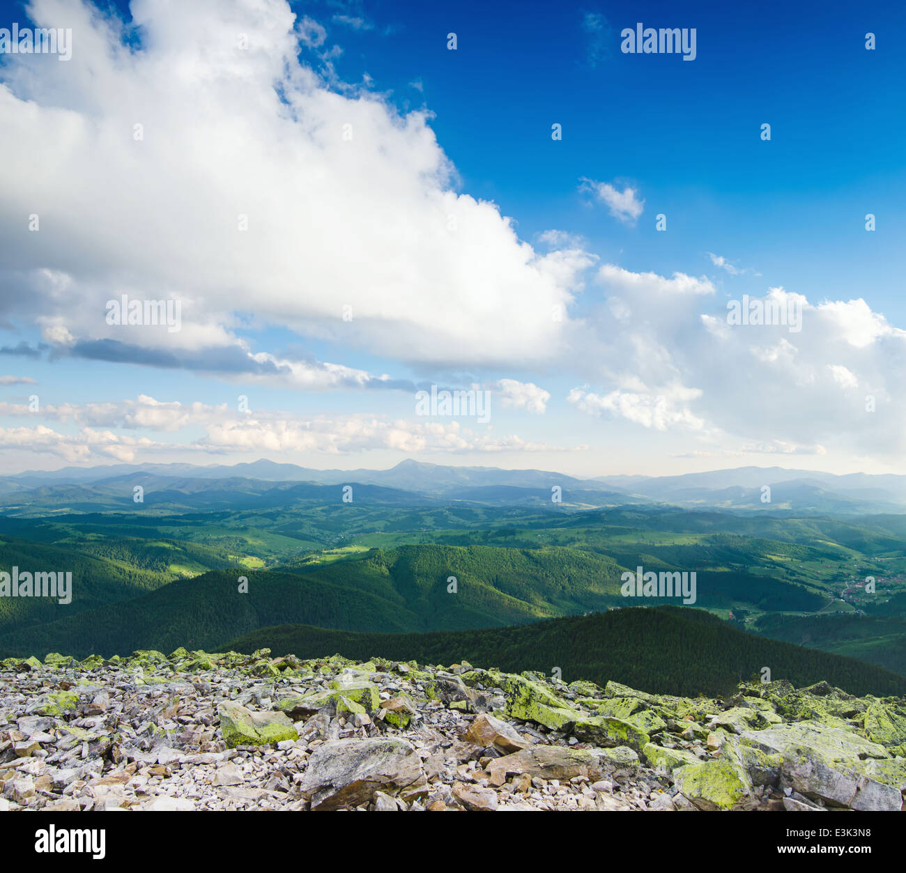 Carpathian mountain landscape Stock Photo - Alamy