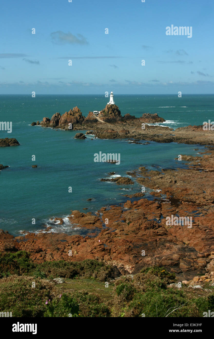 La Corbiere Lighthouse Stock Photo - Alamy