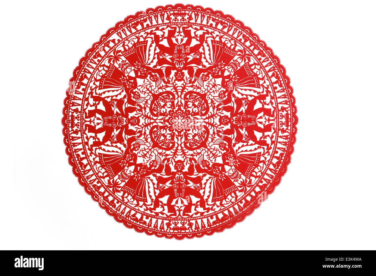 Cutting out red paper hi-res stock photography and images - Alamy