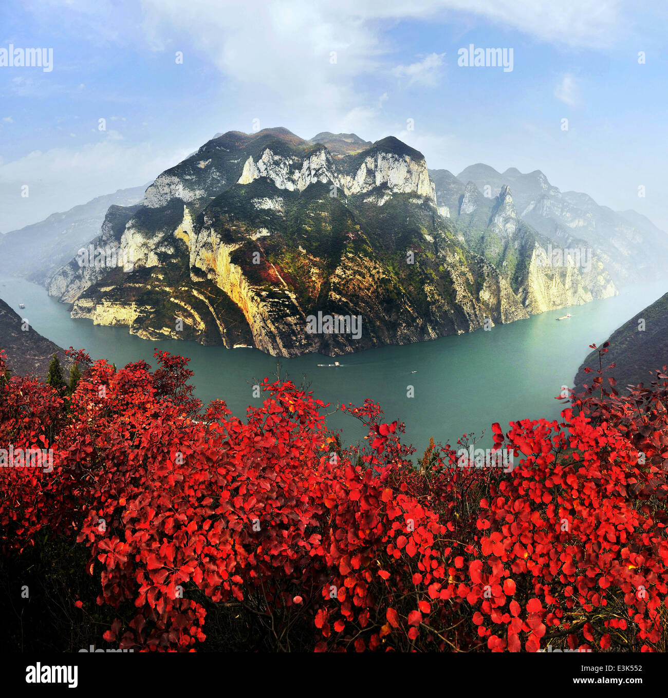 Scenery of Three Gorges Stock Photo - Alamy