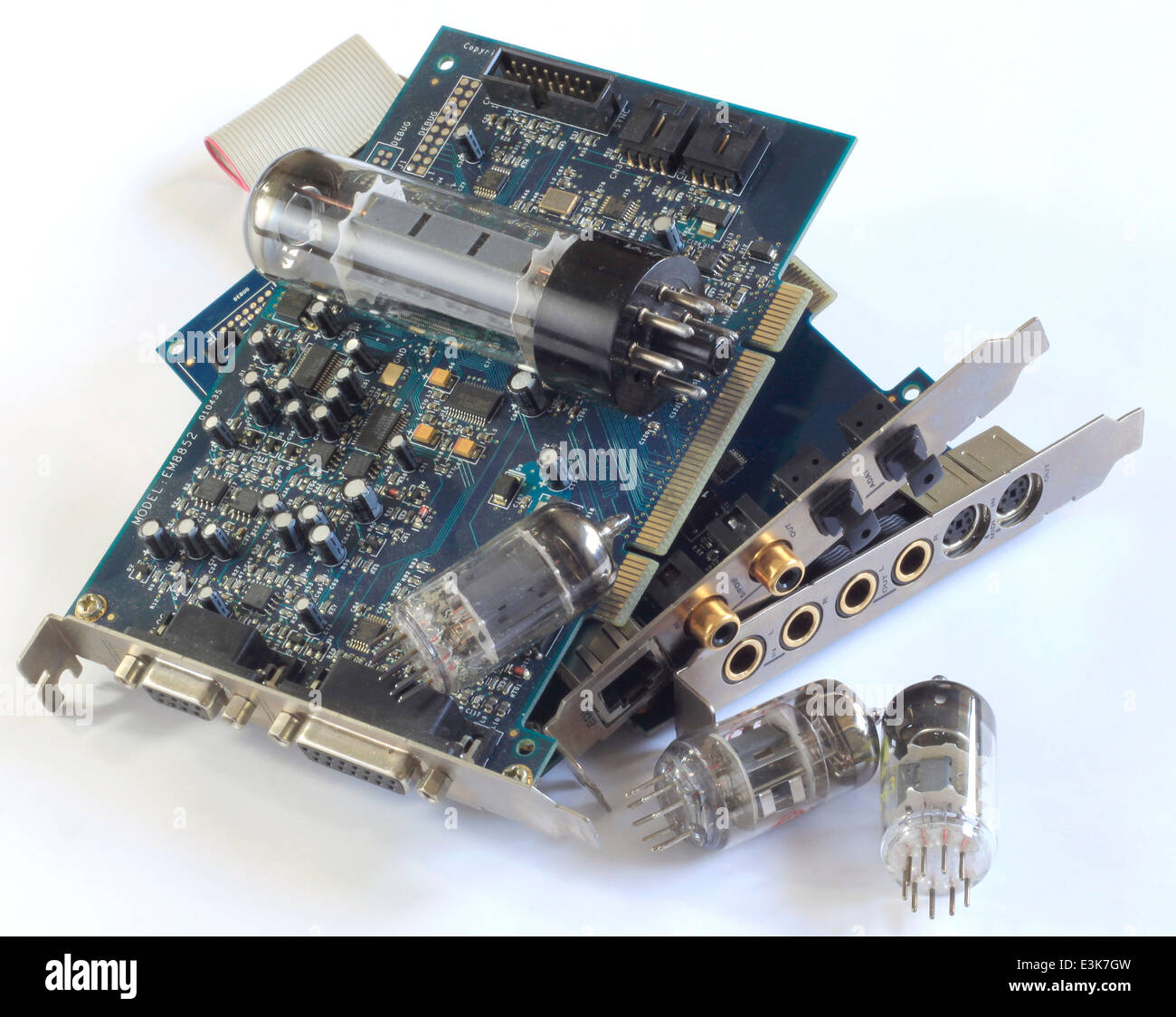 Computer sound cards Stock Photo - Alamy