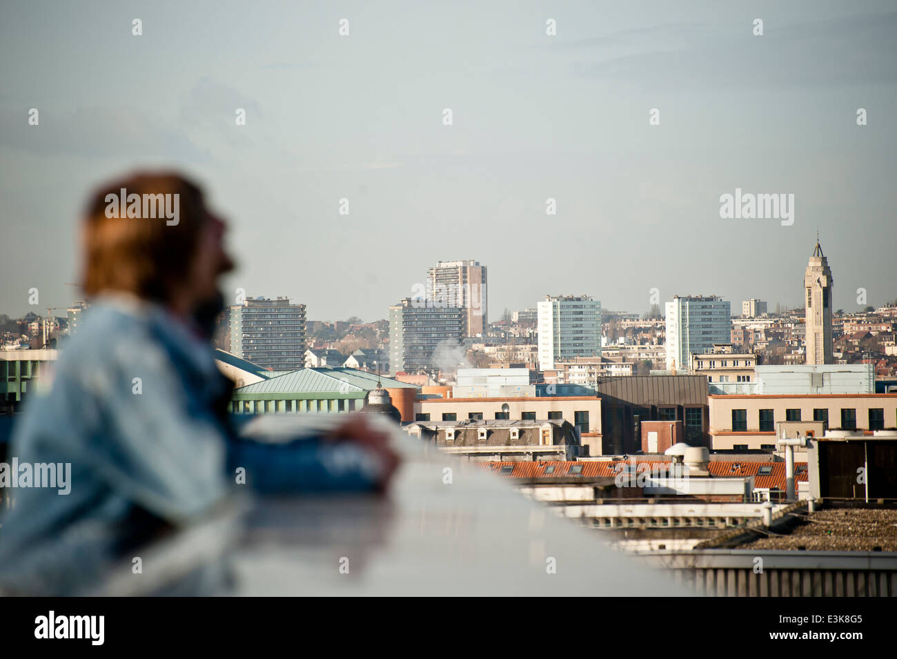 cityscape of Brussels Stock Photo - Alamy