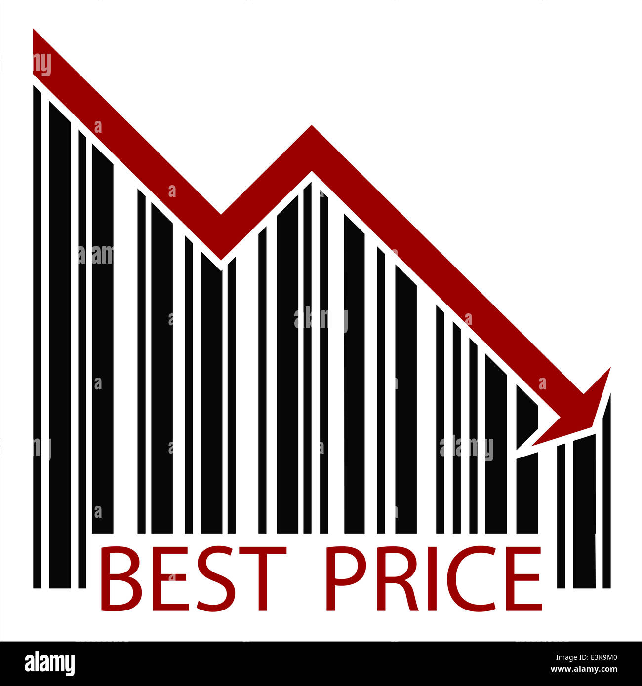 Best price barcode, vector Stock Photo - Alamy