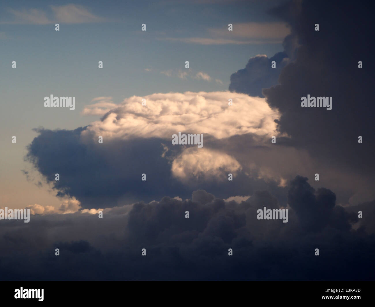 This image captures cloud formations near the base of a cumulonimbus ...