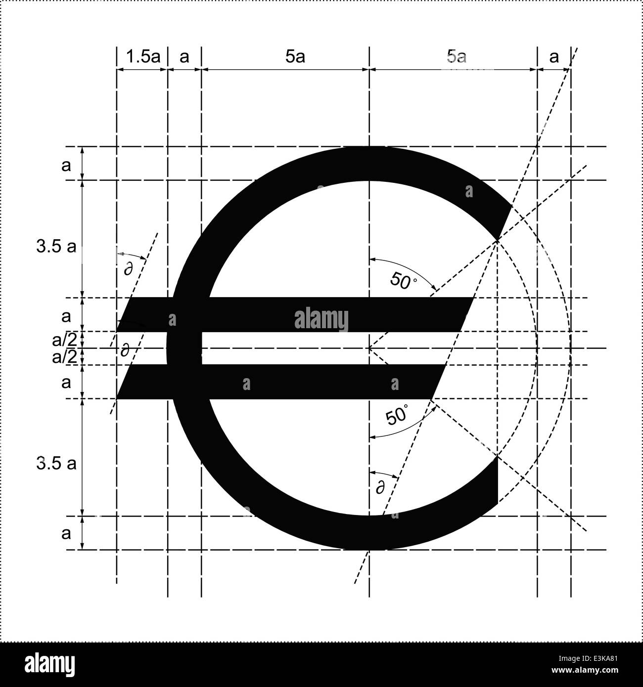 construction of euro, vector Stock Photo - Alamy