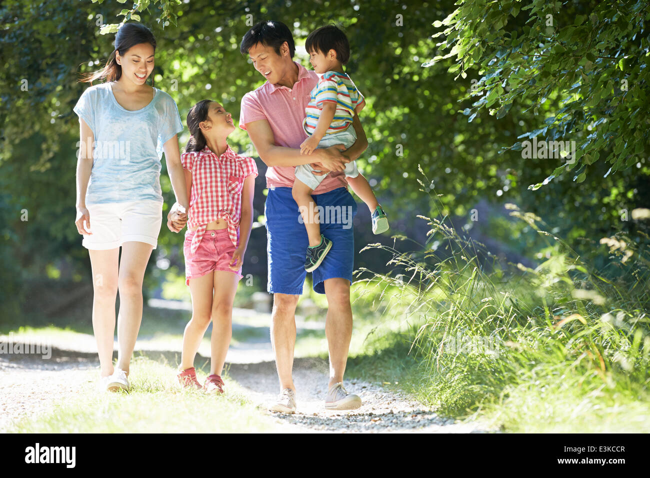 Happy asian family father mother hi-res stock photography and images ...