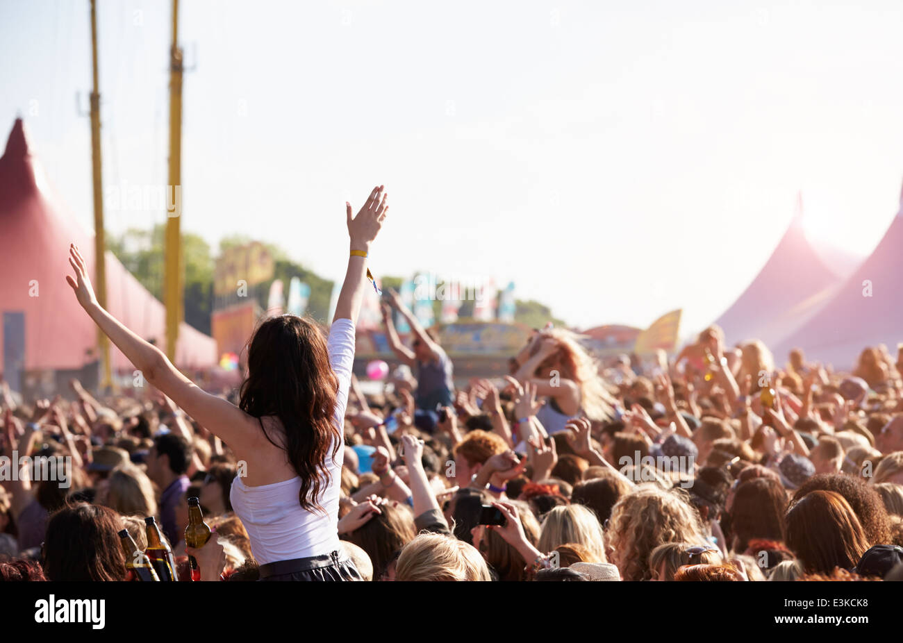 Outdoor Concert Crowd