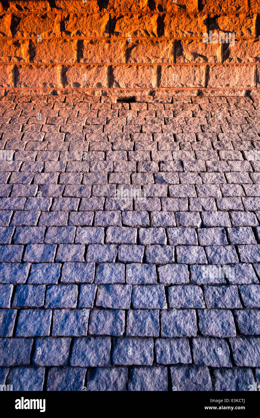 Stone wall with gradient color Stock Photo - Alamy