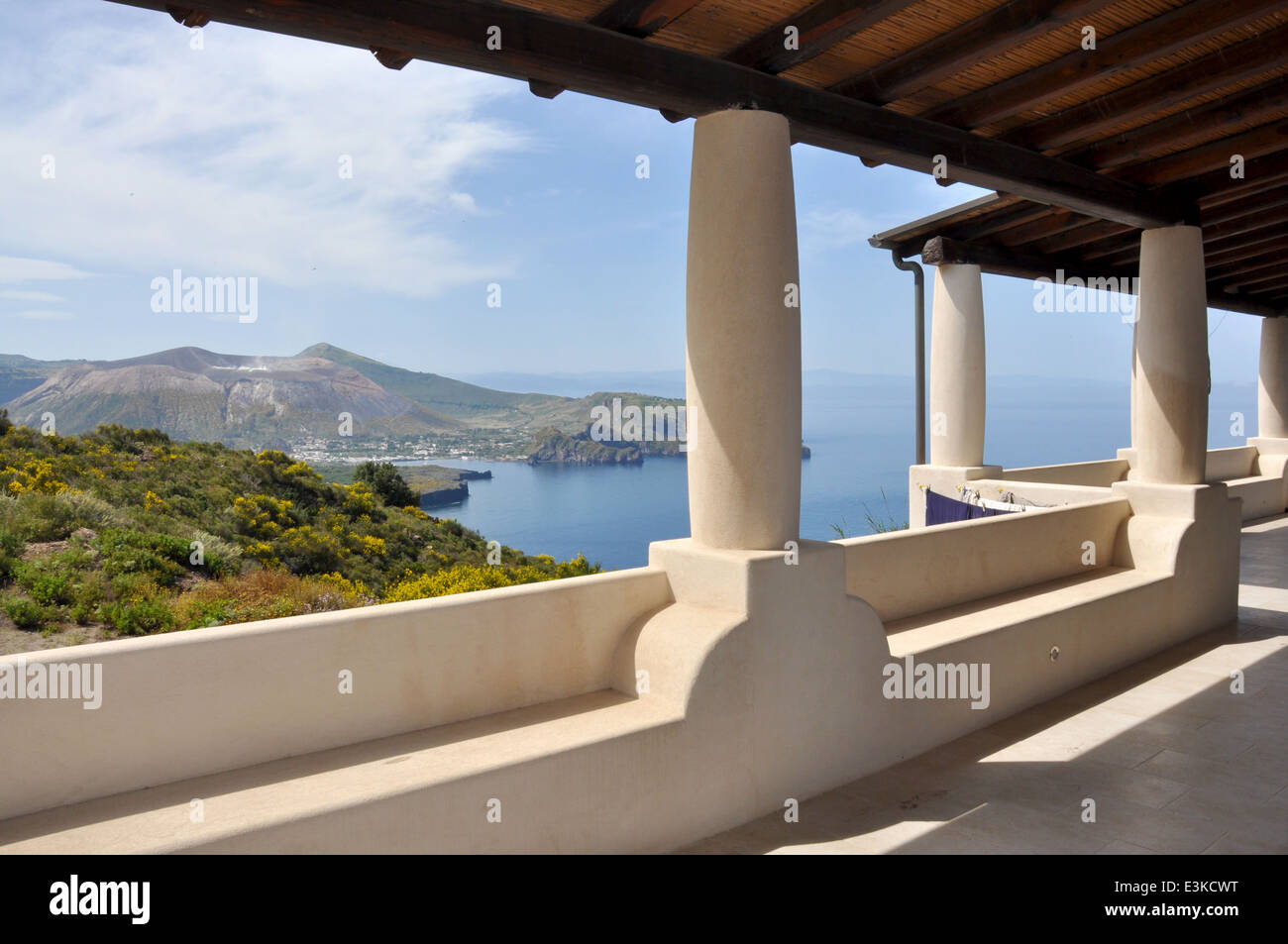 Lipari Island, Aeolian Islands, Vulcano island view from Lipari ...