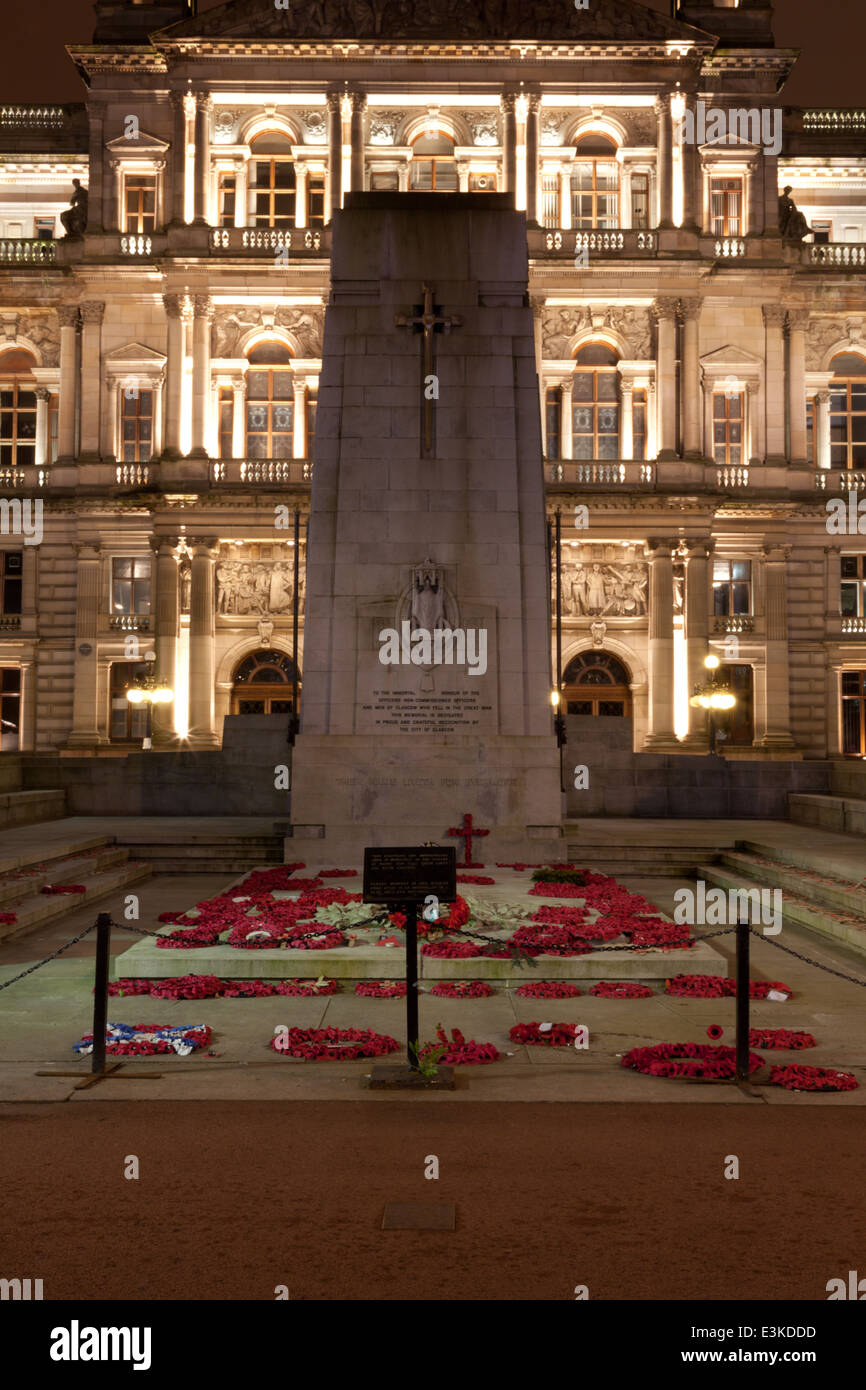 Cenotaph at George Square Glasgow Stock Photo - Alamy