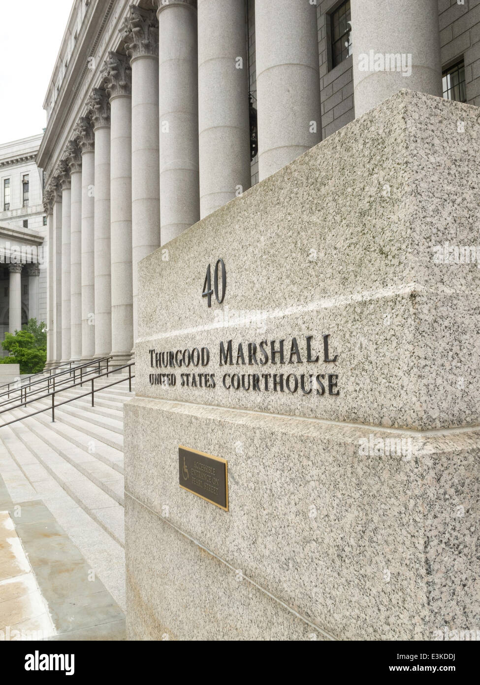 Thurgood Marshall Courthouse, NYC, USA Stock Photo - Alamy
