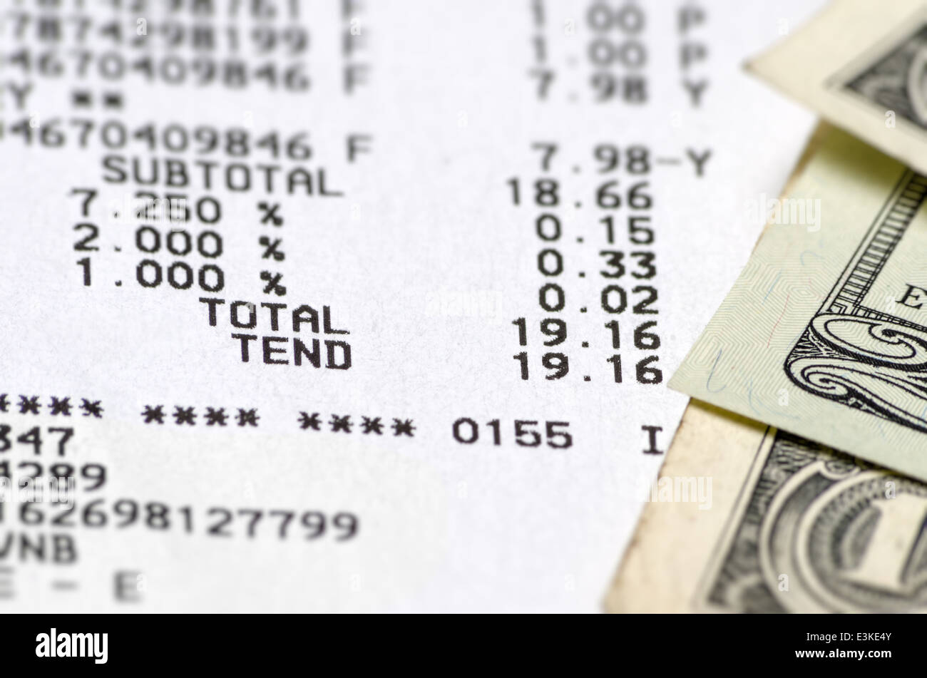 Receipt number hi-res stock photography and images - Alamy