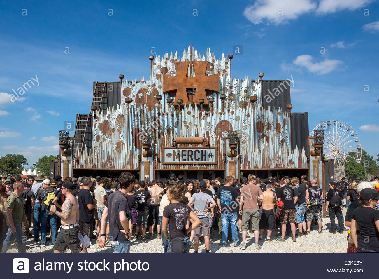 Hellfest festival in Clisson (France) welcomed more than 150 000 fans ...