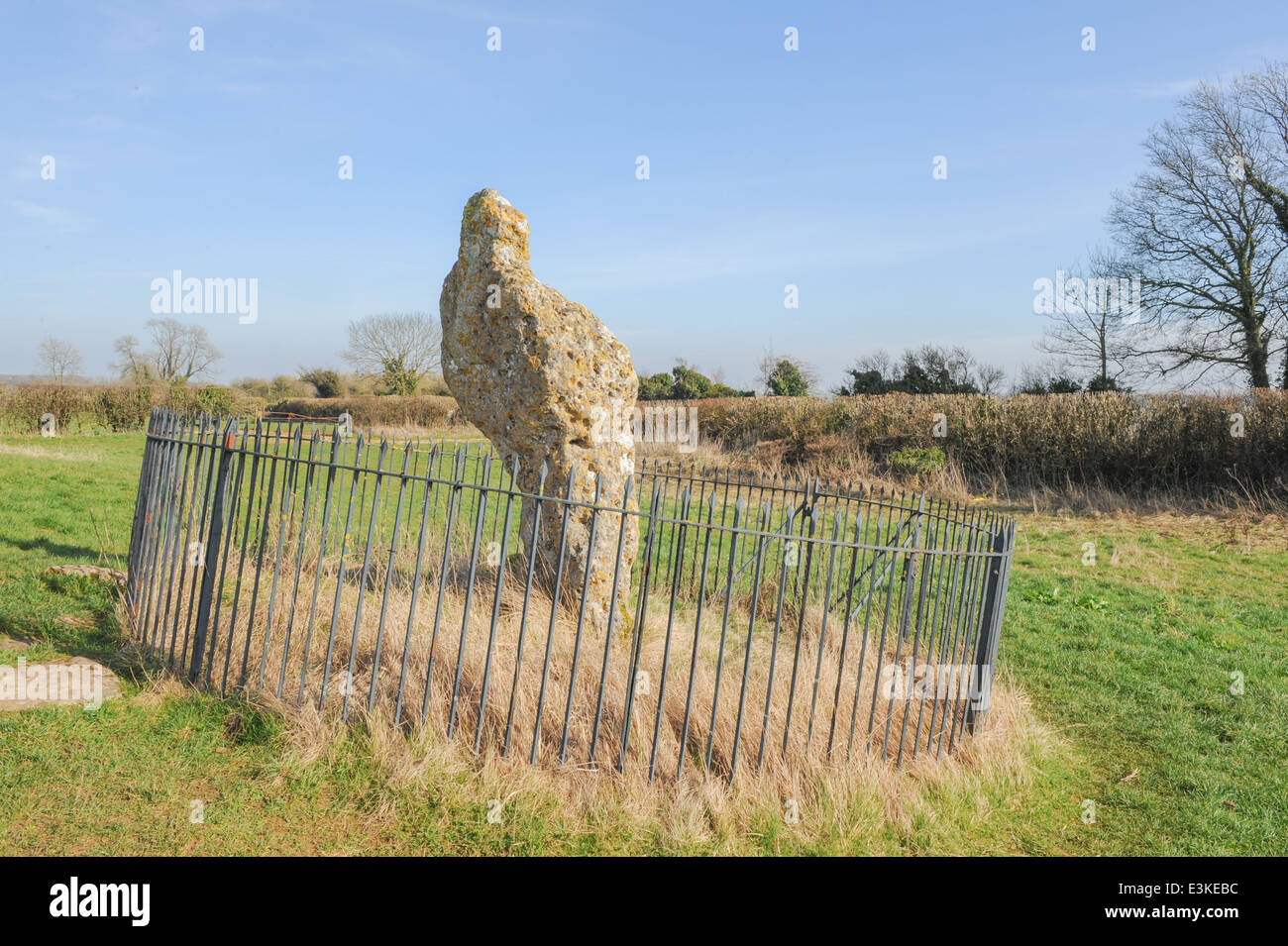 The Rollright Stones near to the English village of Long Compton in the ...