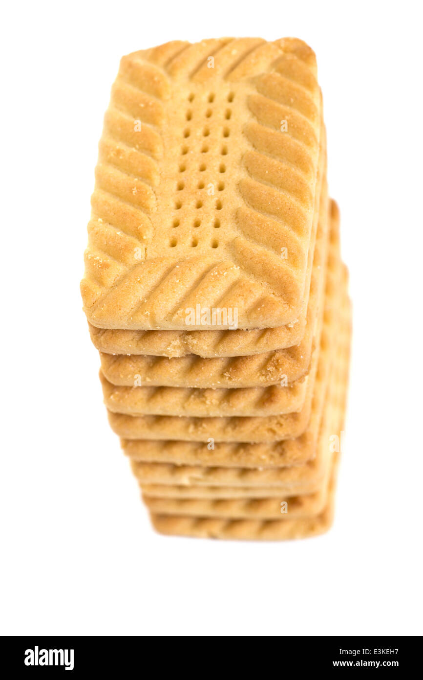 A stack of rectangular biscuits Stock Photo - Alamy