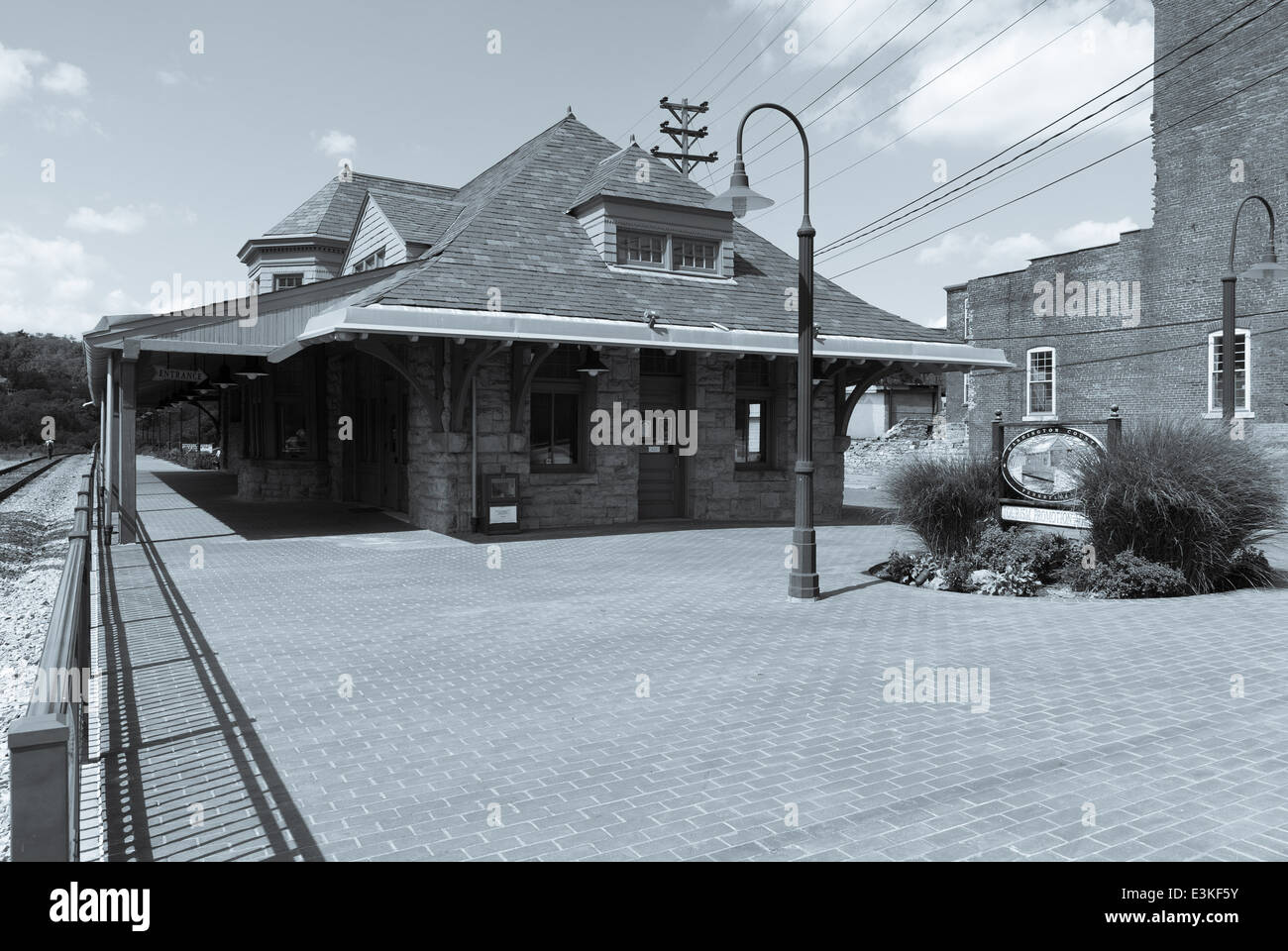 Baltimore & Ohio Railroad Train Station, Washington, Pennsylvania Stock ...