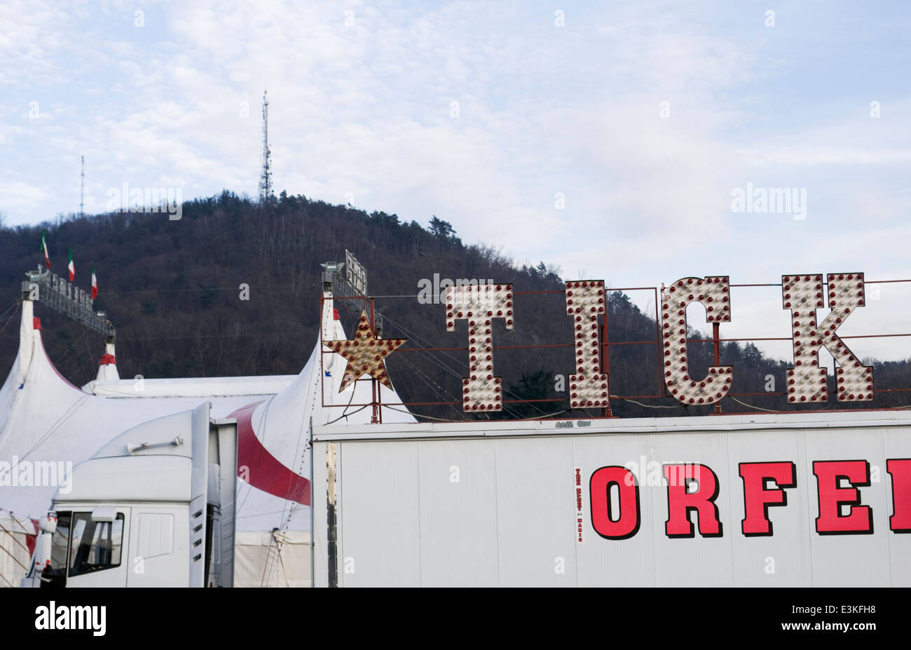 Orfei Circus, Italy Stock Photo - Alamy