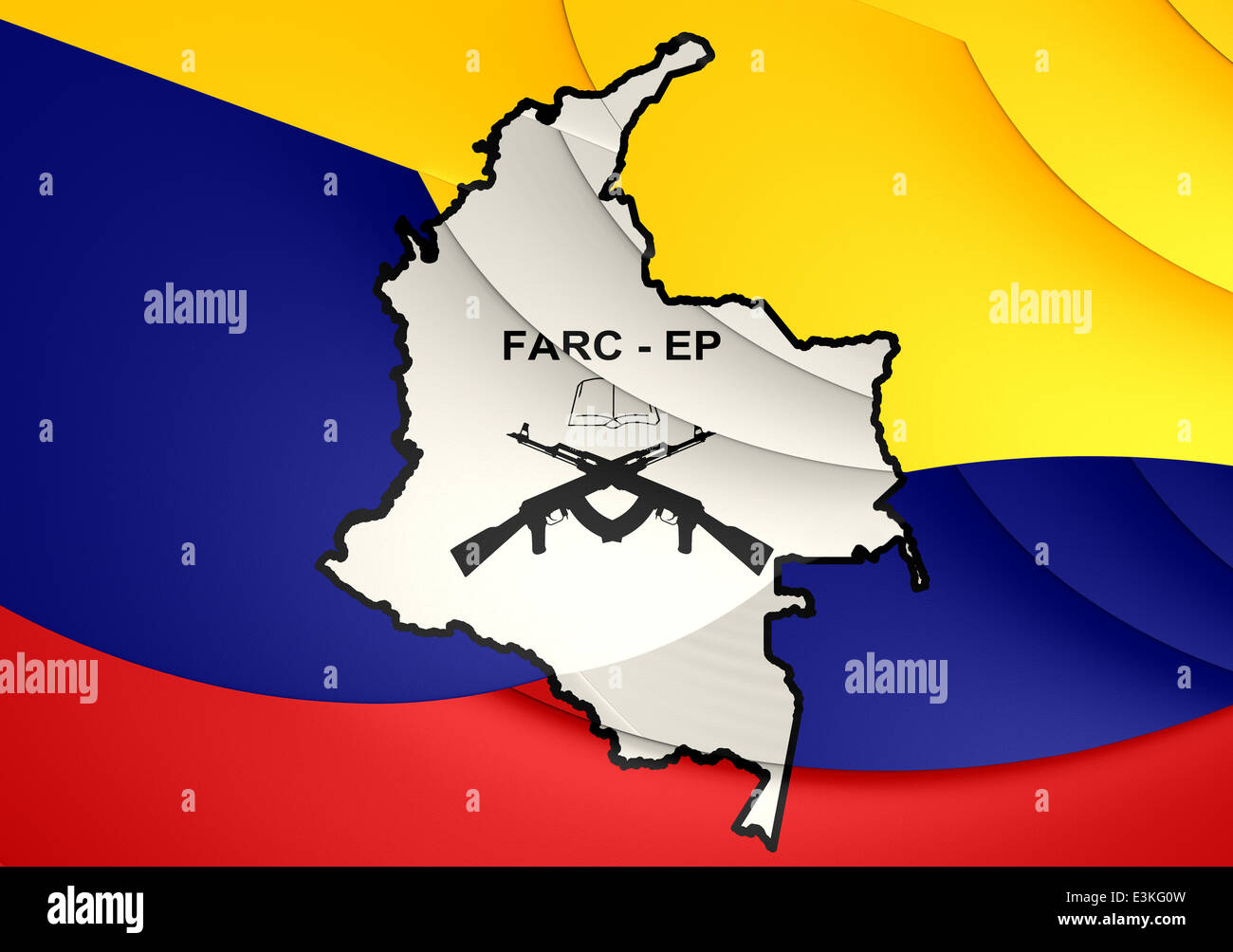 Farc flag hi-res stock photography and images - Alamy