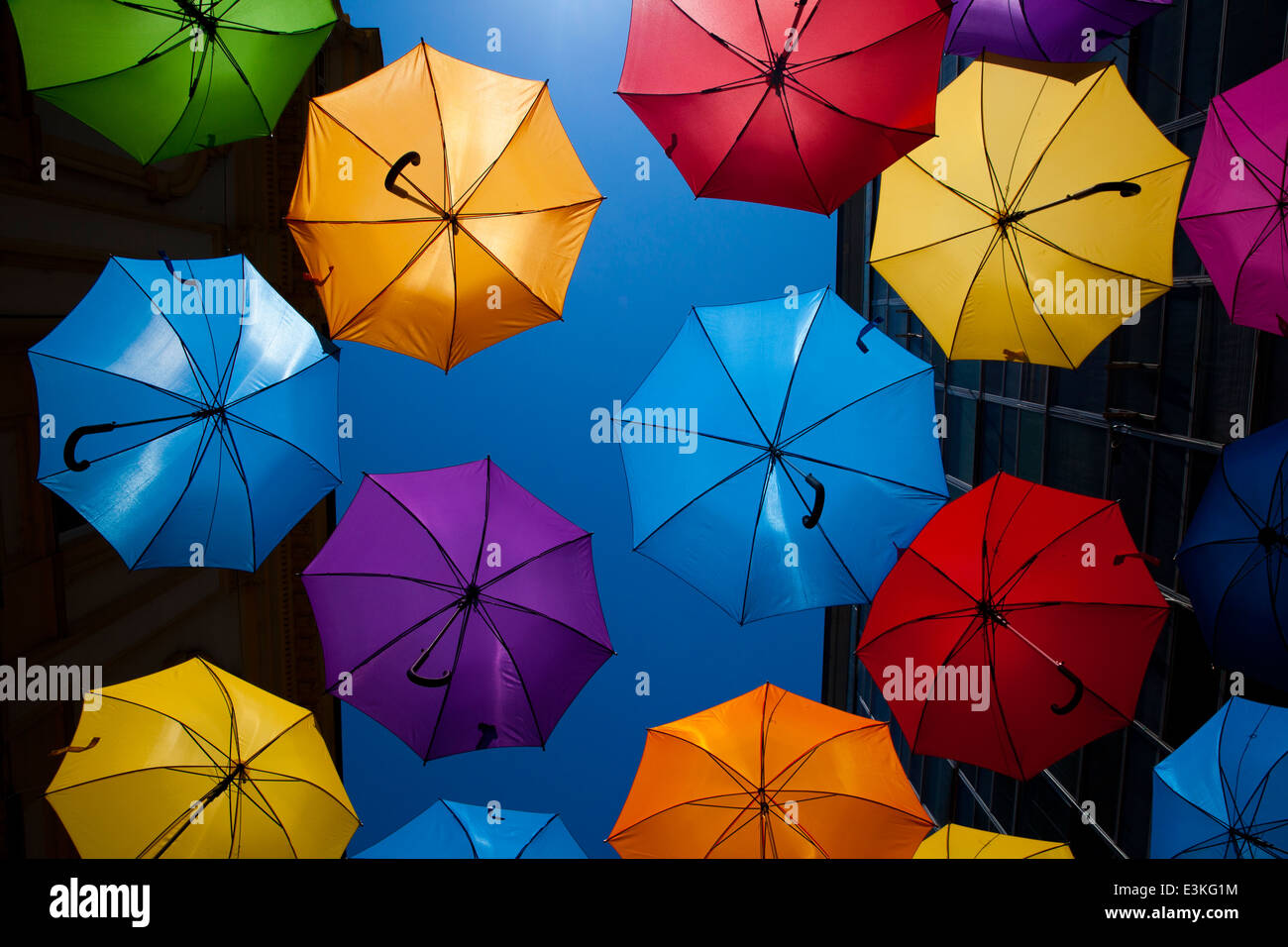 Umbrella umbrellas colourful colorful hi-res stock photography and ...