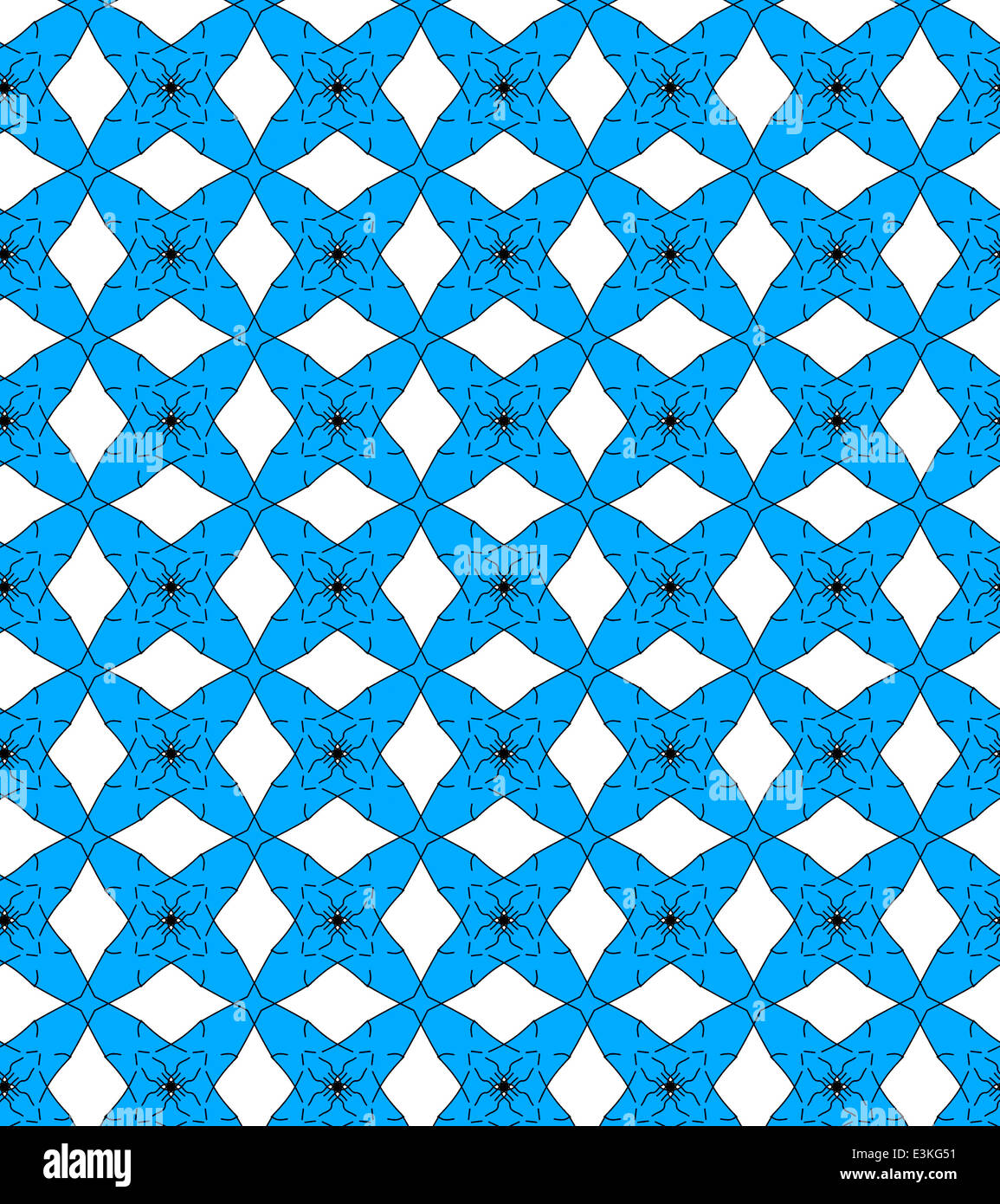 Illustration of symmetrical patterned wallpaper Stock Photo - Alamy