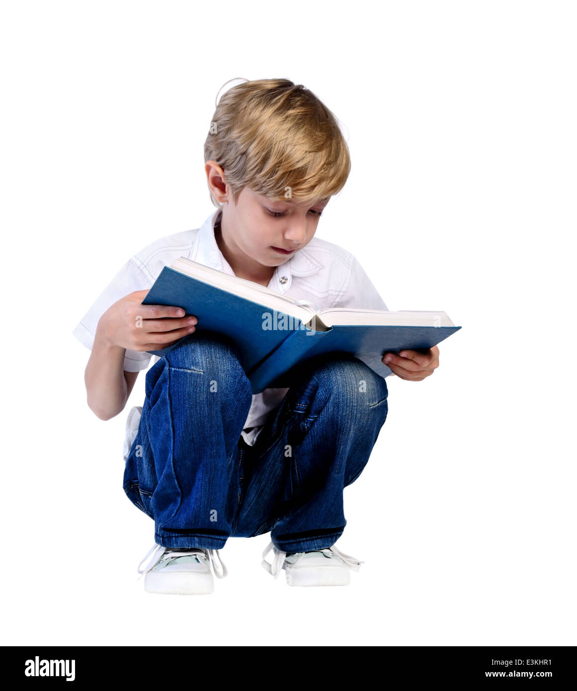 Boy reading Cut Out Stock Images & Pictures - Alamy