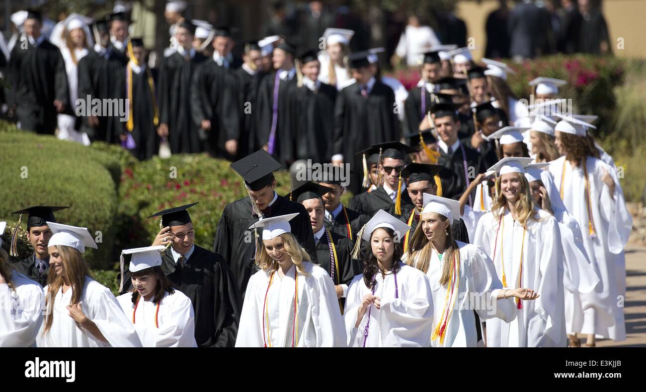 High school graduation california hi-res stock photography and images ...