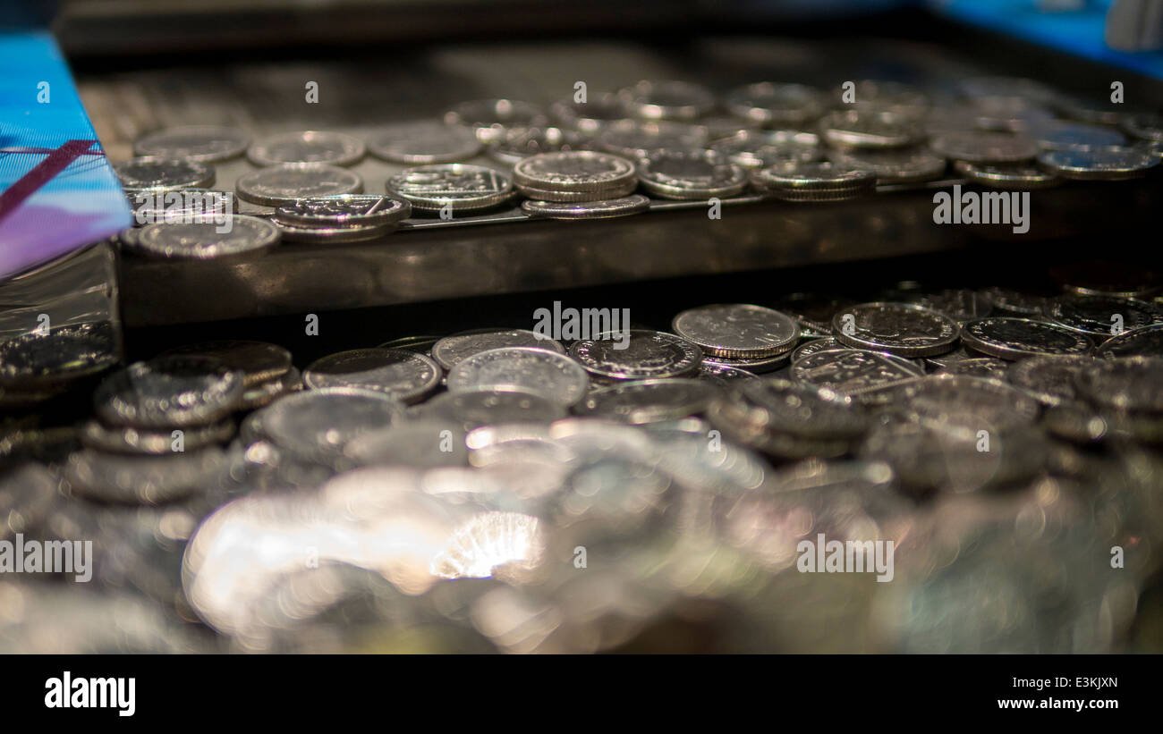 Penny waterfall hi-res stock photography and images - Alamy