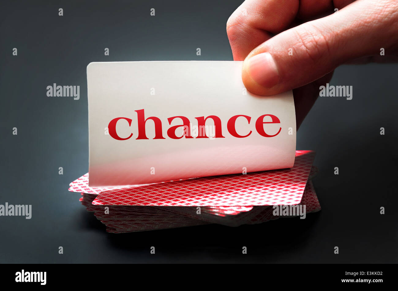 Chance card hi-res stock photography and images - Alamy