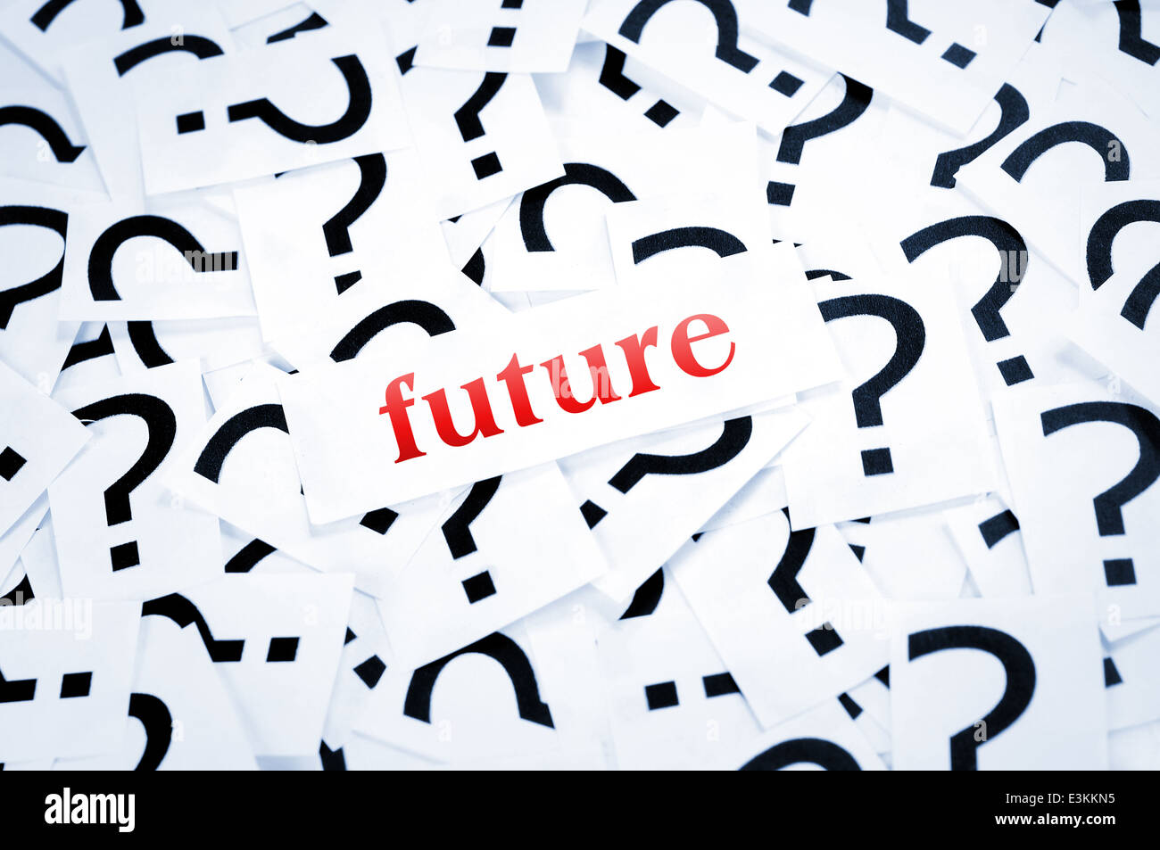 Future word on question mark background Stock Photo - Alamy